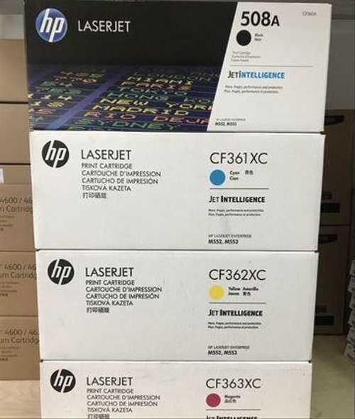 Картридж HP CF361A CF361XC CF360XC CF362XC CF363XC