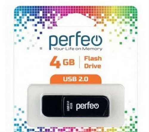 Флешка USB 4Gb Perfeo C10 черная
