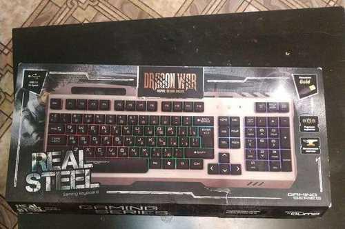 Игровая клавиатура с подсветкой qumo real steel