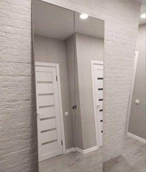 Двери зеркальные для шкафа Пакс IKEA (Викедаль)