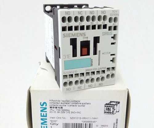Контактор Реле 3RH1131-2AF00 110V AC Siemens