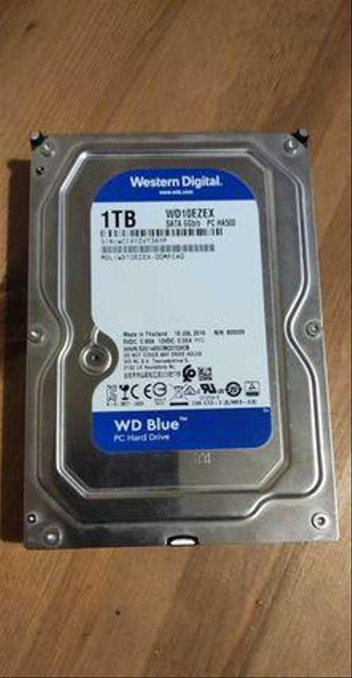 Жесткий диск wd blue 1tb установка