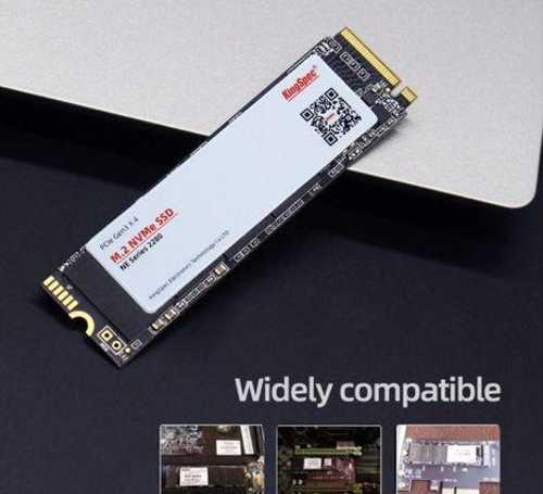 SSD nvme KingSpec M.2 PCIe NVMe,128 Gb