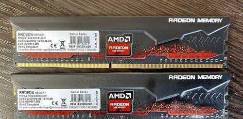 Опер. память 2x8GB AMD Radeon R9 3200MHz (Гарантия