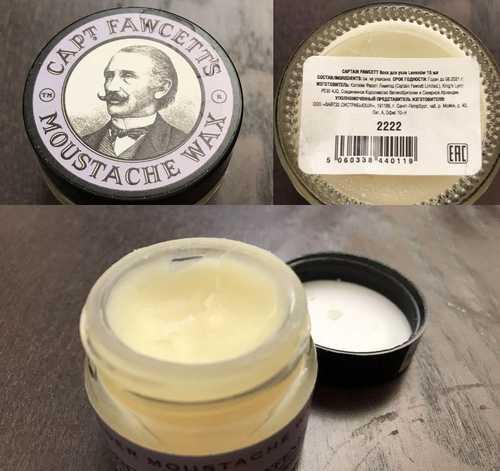 Воск для усов Captain Fawcett Lavender