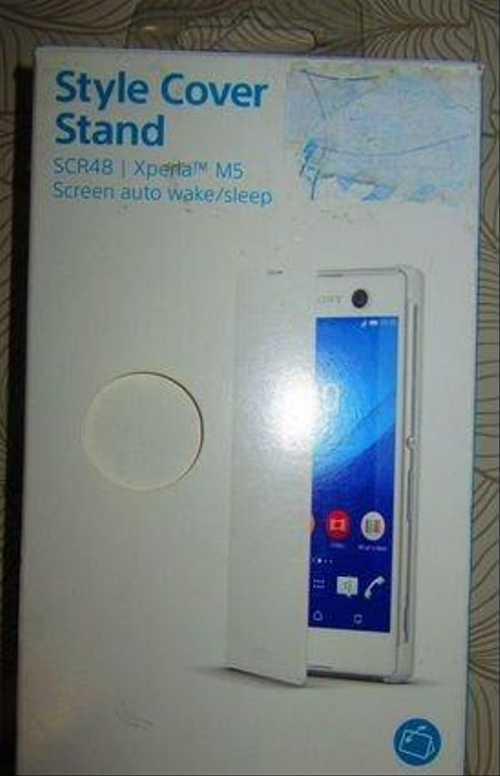 Чехол-книжка для Sony Xperia M5 Оригинал Новый