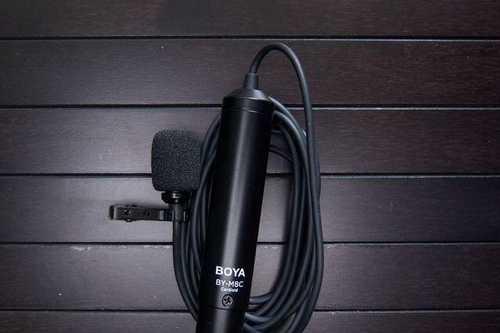 Boya BY-M8C профессиональный петличный микрофон