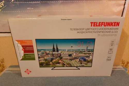 Новый telefunken 82см Smart TV Wi-Fi тюнер T2