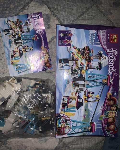 Lego Friends «Горнолыжный курорт: подъёмник»