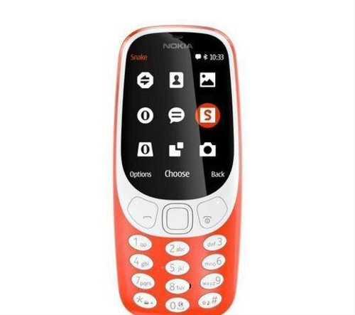 Телефон Nokia 3310 (2017) Dual Sim Warm Red (Красн