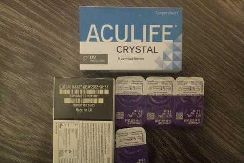 Контактные линзы aculife crystal -4.00 4шт