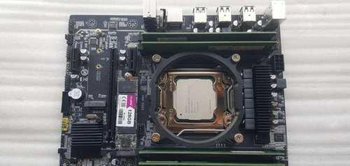 Комплект S-2011V3 X99+Xeon E5-2650LV3+DDR4 16Gb+SS