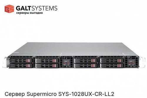 Сервер Supermicro SYS-1028UX-CR-LL2 1xE5-2630V4 8G