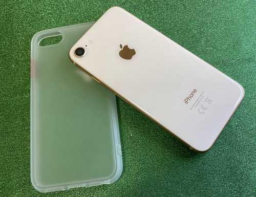 В новом состоянии iPhone 8 64gb медный Ростест