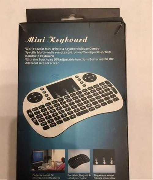 Mini KeyBoard Wireless Bluetooth (беспроводная блю