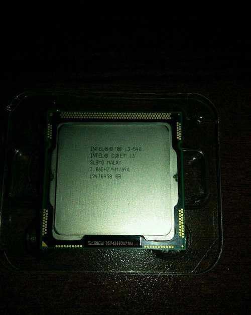 Пpoцессop LGA 1156 CPU Intel Соrе i3-540 3.06