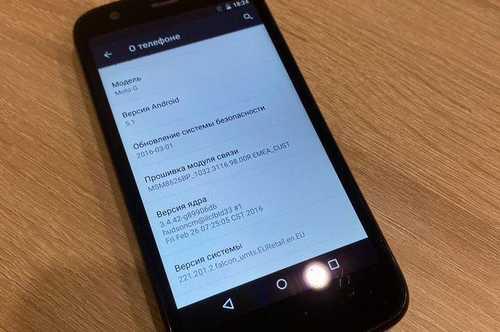 Телефон motorola moto g