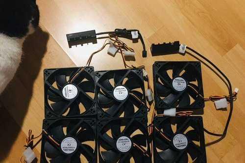 Кулер Coolcox 12025M12S + deepcool (2шт)