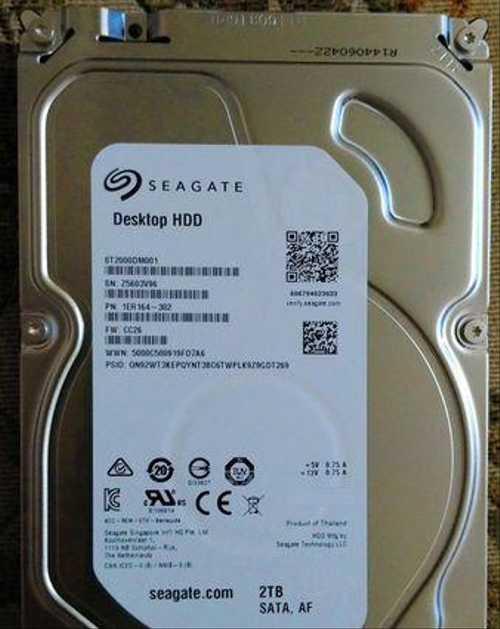 HDD 2 tb Seagate ST2000DM001