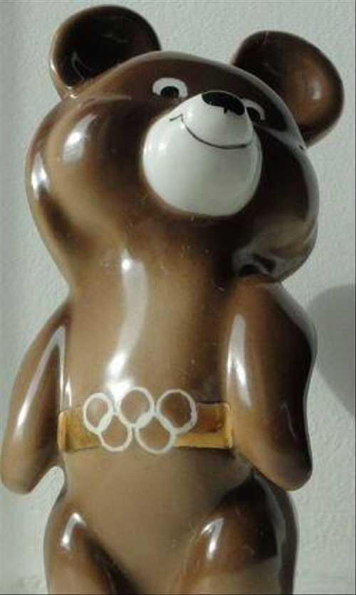 Статуэтка Олимпийский мишка(15см, Дулево)