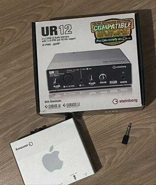 Внешний USB аудиоинтерфейс Steinberg UR12