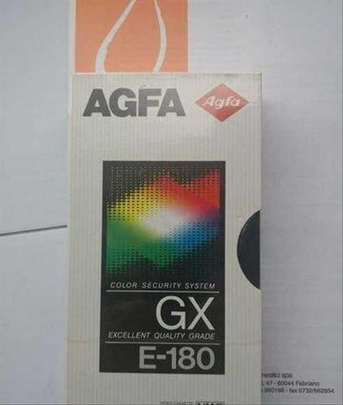 Видеокассета Agfa E180 GX