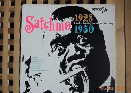 Louis Armstrong "Satchmo 1928-1930" LP 1962