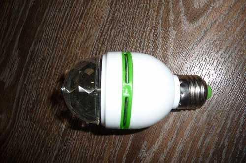Диско-лампа для праздника (LED - 3Вт, цоколь Е27)