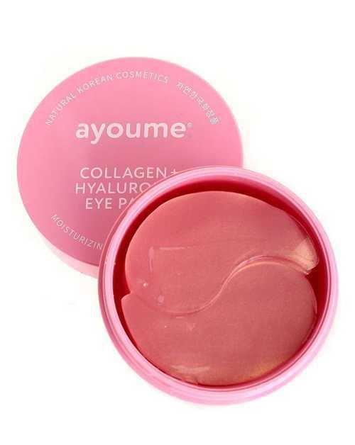 Патчи гидрогелевые ayoume collagen+hyaluronic