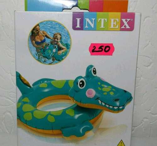 Надувной круг "Большие зверюшки" Intex
