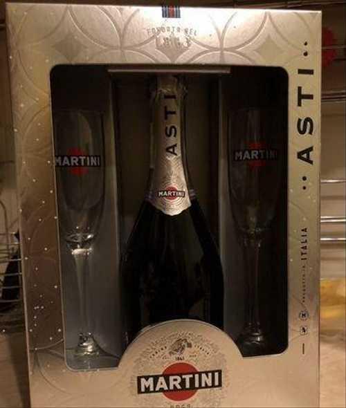 Martini Asti набор с 2 бокалами