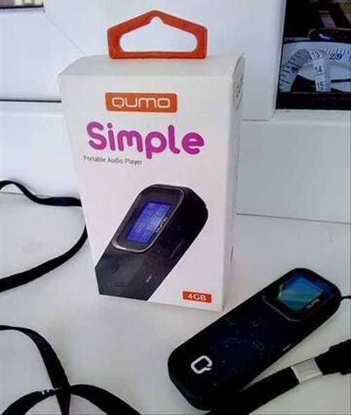 MP3 плеер Qumo Simple 4 Гб новый