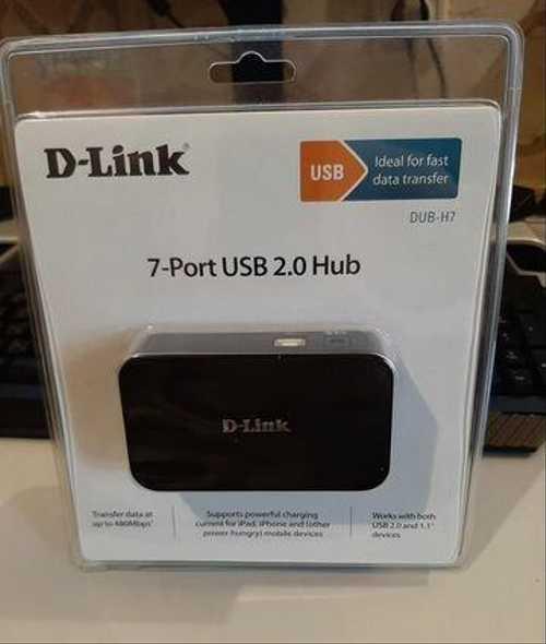D-Link DUB-7H USB-хаб/концентратор
