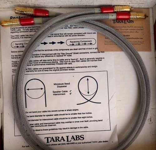 Межблочный кабель Tara Labs 2 rca