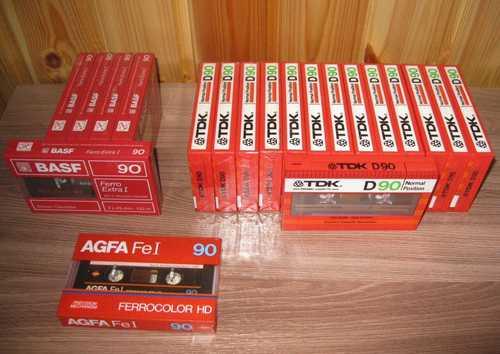 Аудиокассеты TDK, basf, agfa