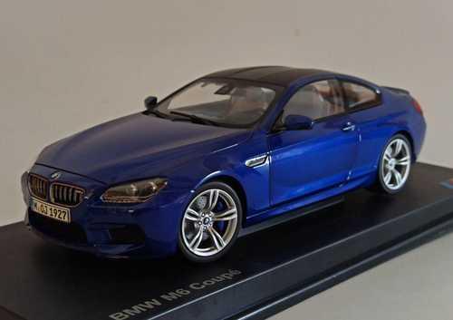 Bmw M6 Coupe San Marino Blue 1:18 Дилерская