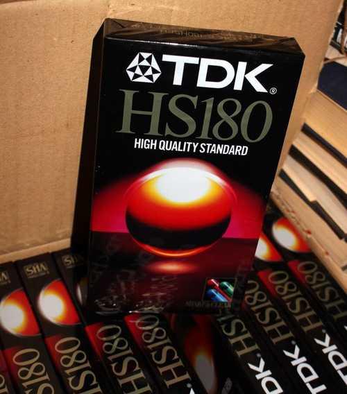 Видеокассеты TDK HS 180 новые запечатанные