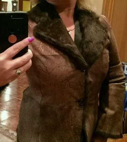 Дубленка-пиджак натуральная