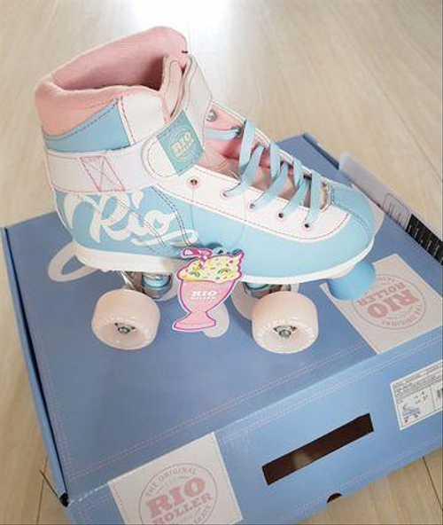 Ролики квады Rio Roller Milkshake 36,5-37р