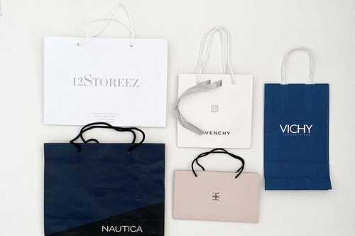 Пакеты пустые брендовые 12storeez, Givenchy, Nauti