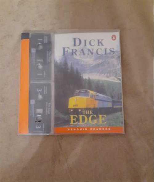 Аудиокассета и книга Dick Francis the edge