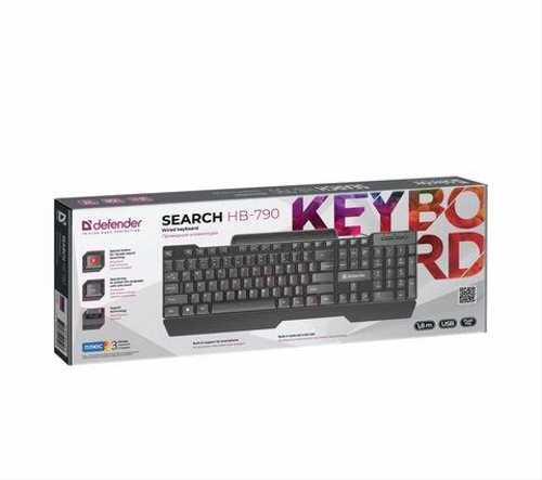 Проводная клавиатура Defender Search HB-790