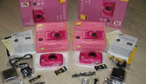 Nikon Coolpix W100 Pink + рюкзак