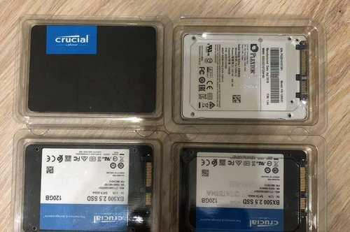 SSD диск 120gb crucial / plextor