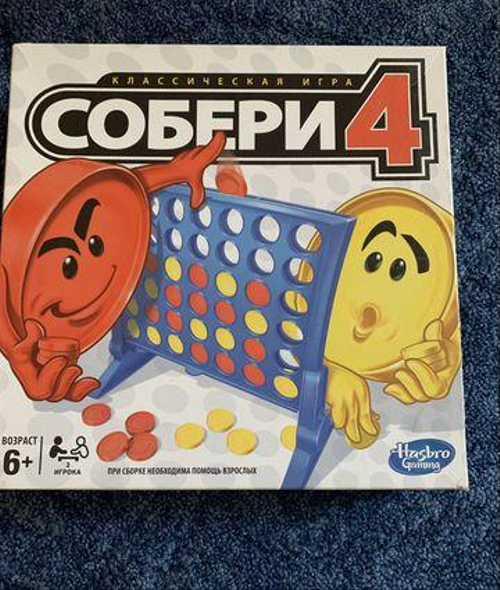 Настольная игра «Собери 4» от Hasbro