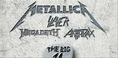 Коллекция CD Metallica, Slayer, Anthrax, Megadeth