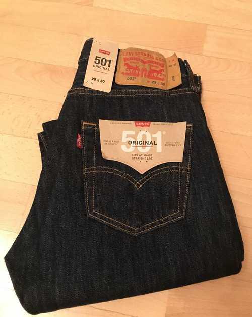 Новые Оригинальные Джинсы Levis 501