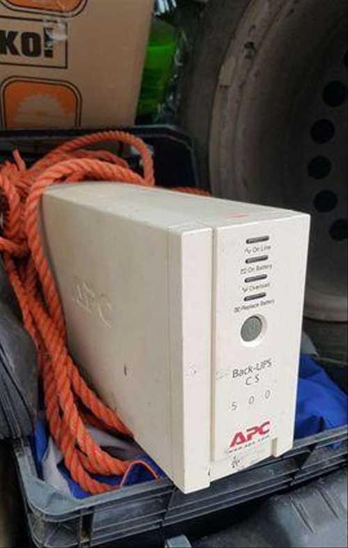 Какой аккумулятор в ибп apc back ups cs 500