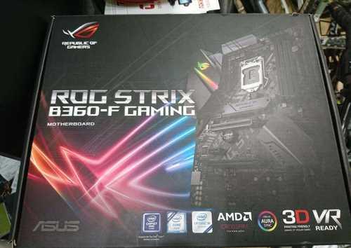 Новая материнская плата asus ROG strix B360-F gami