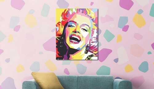 Картина 100х80 "Мэрилин Монро" на холсте